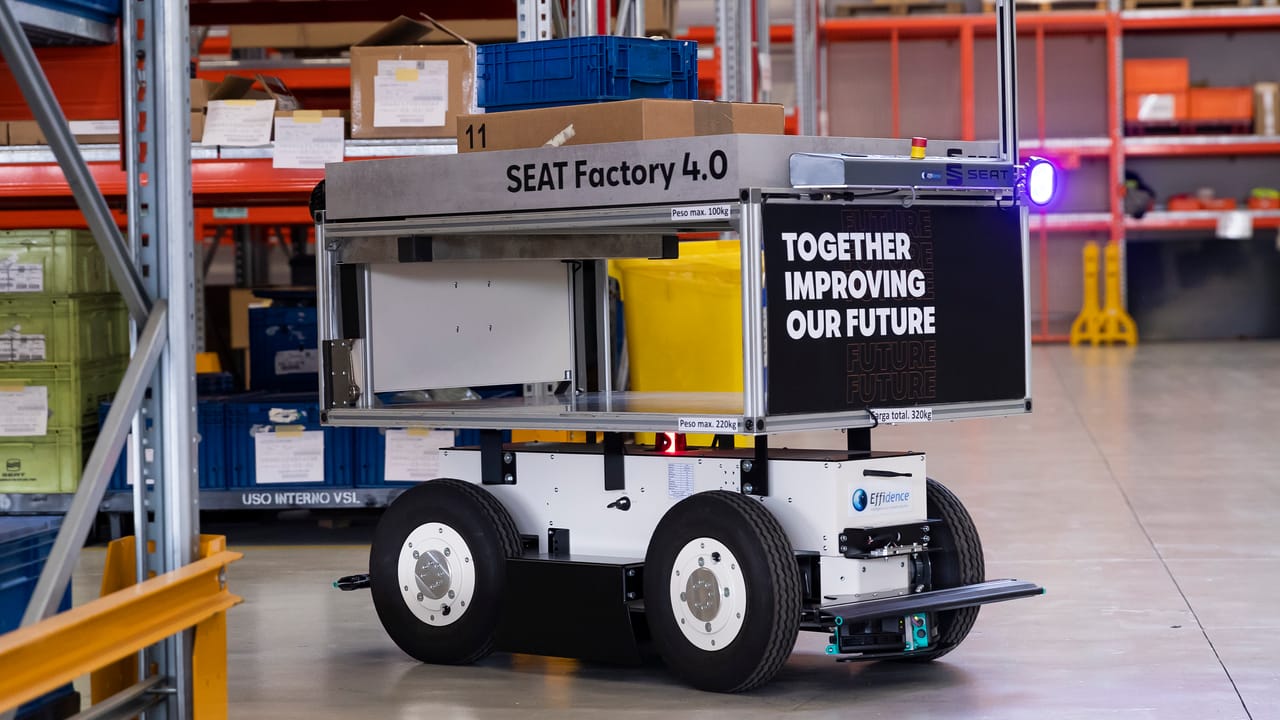 Robots are now following Seat's car builders around | Top Gear