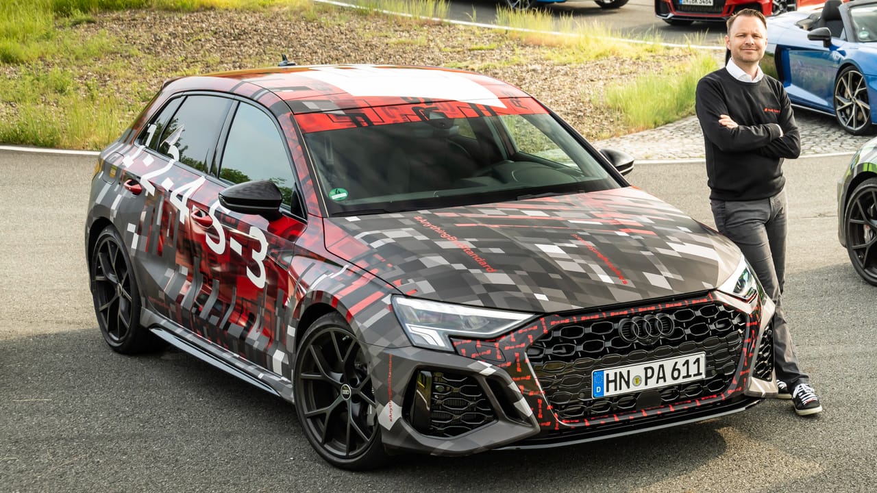 Here’s your very first look at the new, 400bhp-ish Audi RS3 | Top Gear