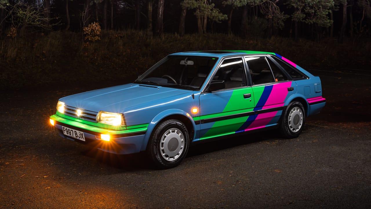 This is a Leaf-powered, fully-electric Nissan Bluebird | Top Gear