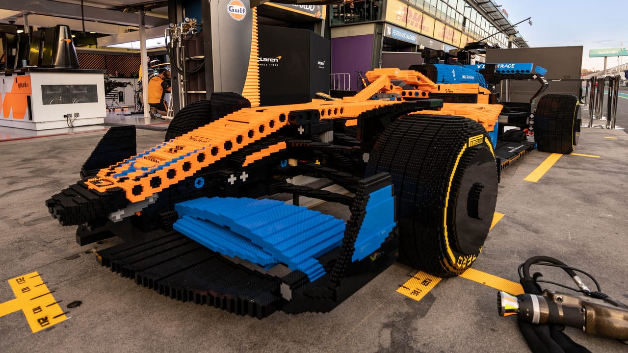 Check out this life-size McLaren F1 car made entirely of Lego | Top Gear