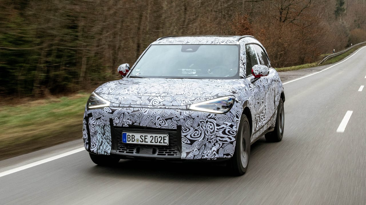 The Smart #1 EV has been testing ahead of its unveil next week | Top Gear