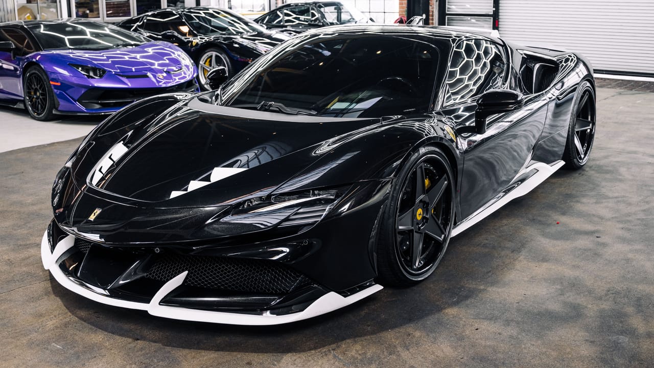 This is a $676k modified carbon-fibre Ferrari SF90 | Top Gear