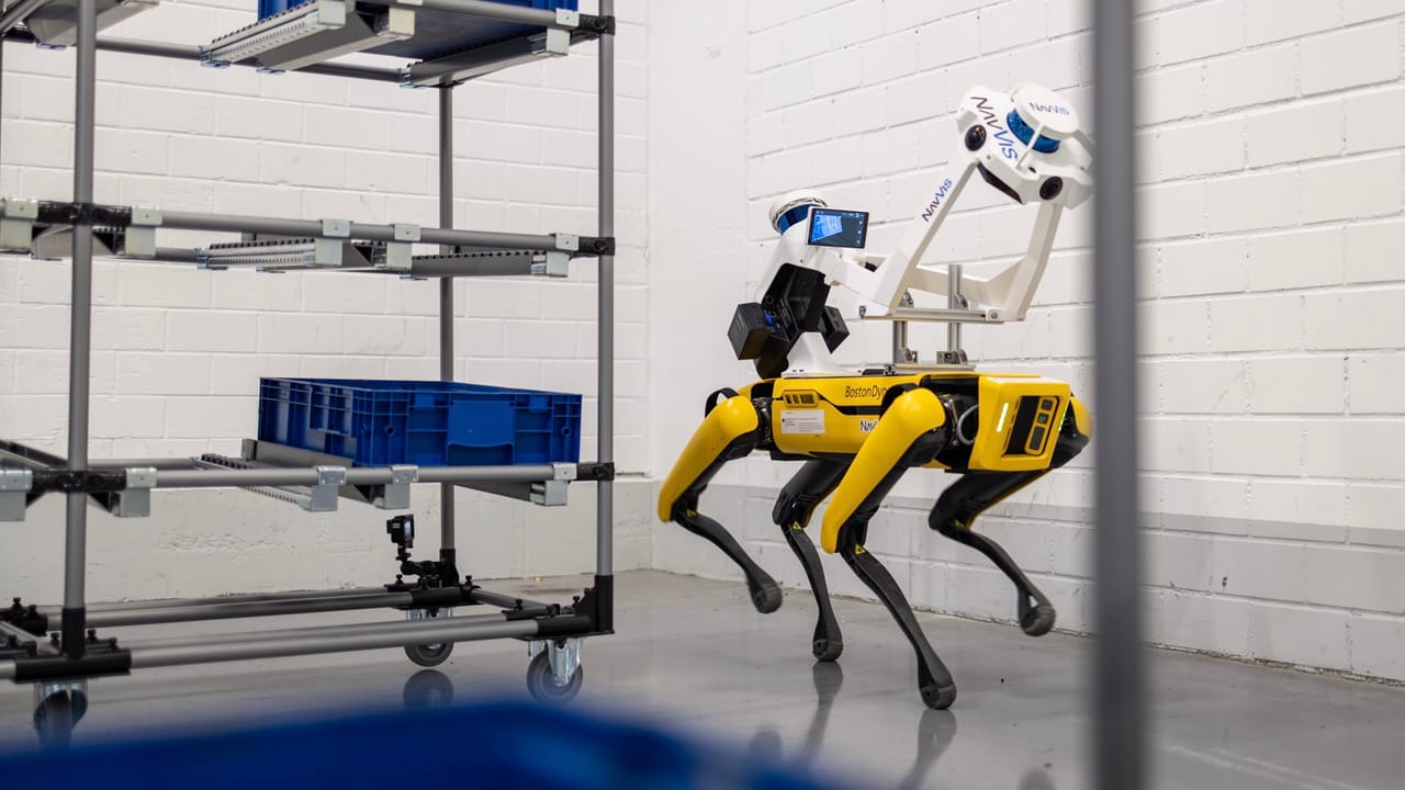 This robot dog has a job at Audi | Top Gear