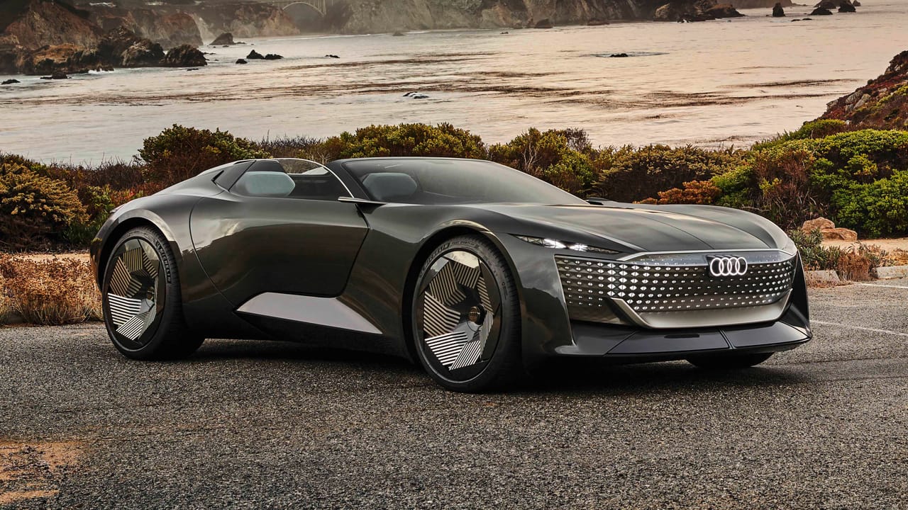 Watch Audi’s glorious skysphere concept *slowly* extend its wheelbase ...