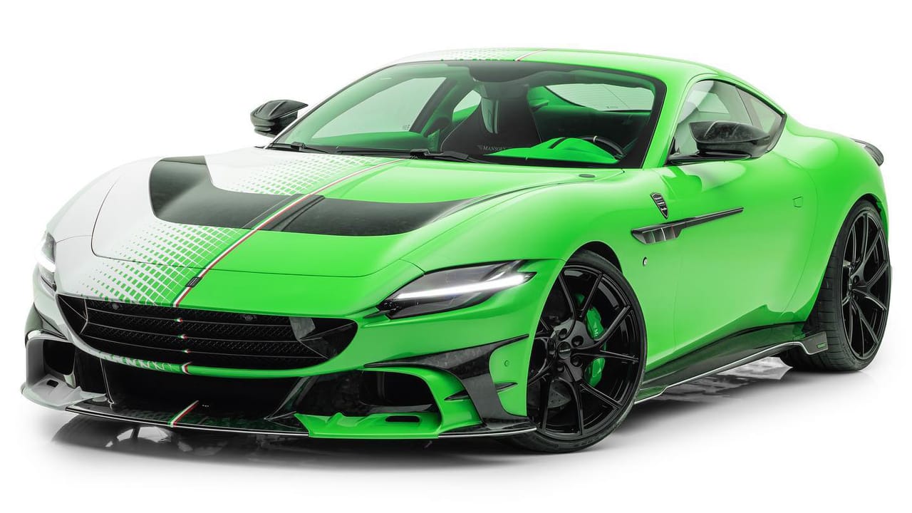 Get a look at the Mansory Ferrari Roma “Tempesta Verde” | Top Gear