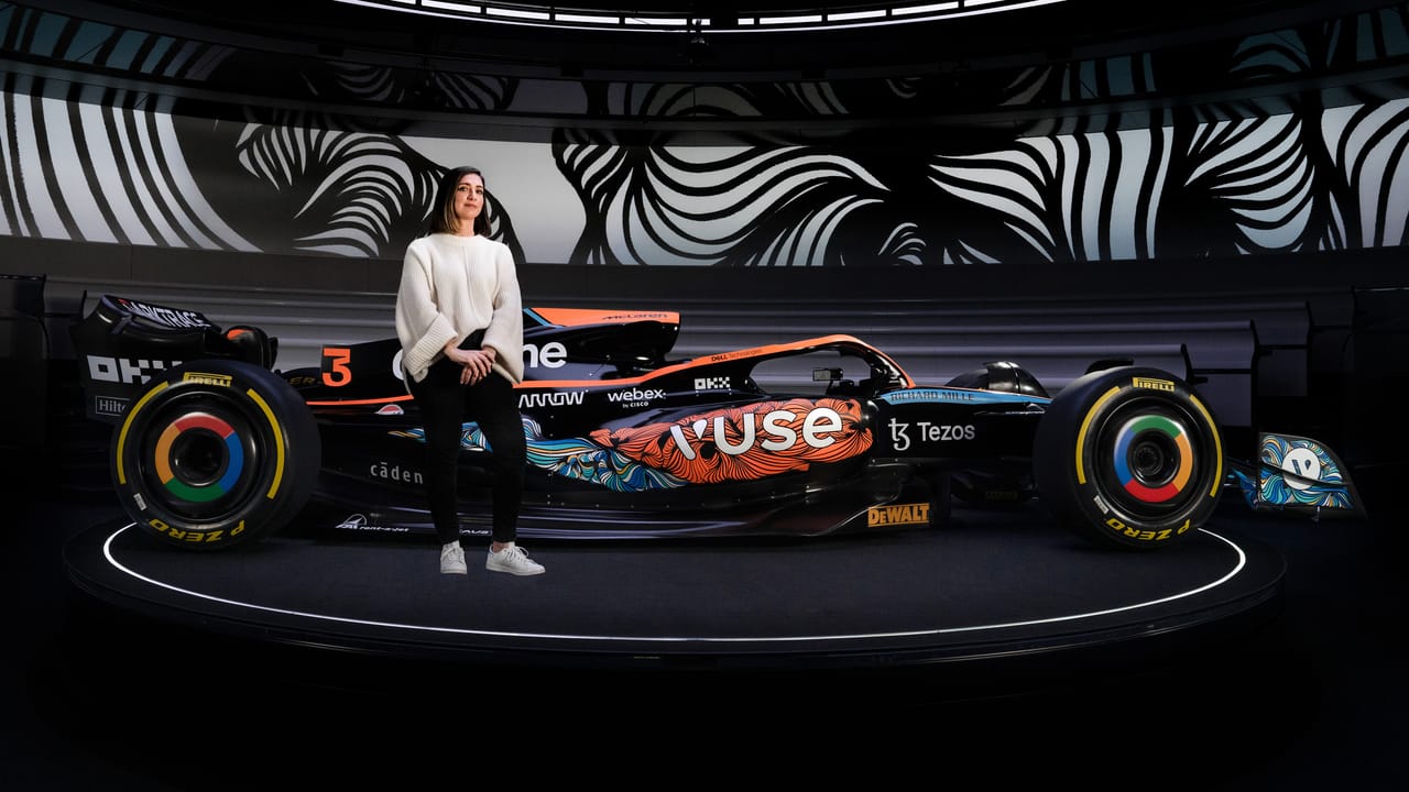 McLaren is running this special livery for the Abu Dhabi Grand Prix ...