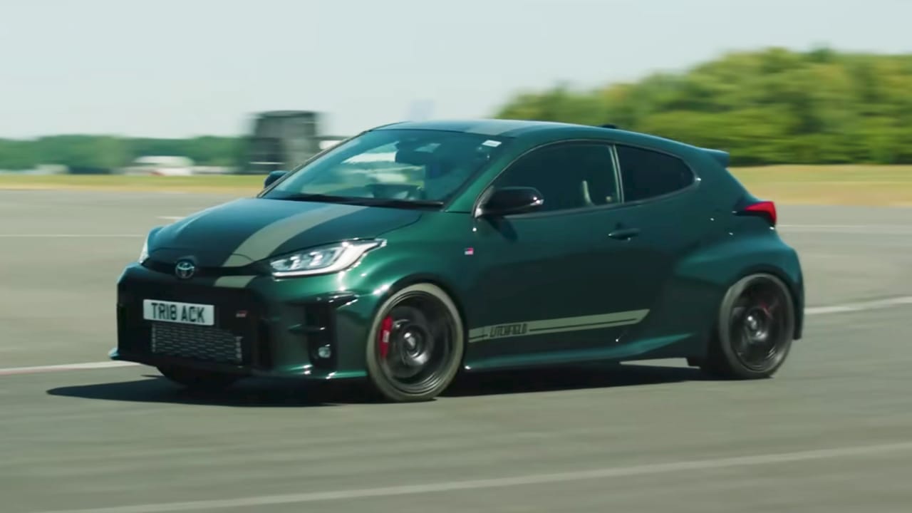 Watch The Stig lap a 300bhp modified Toyota GR Yaris around the TG ...