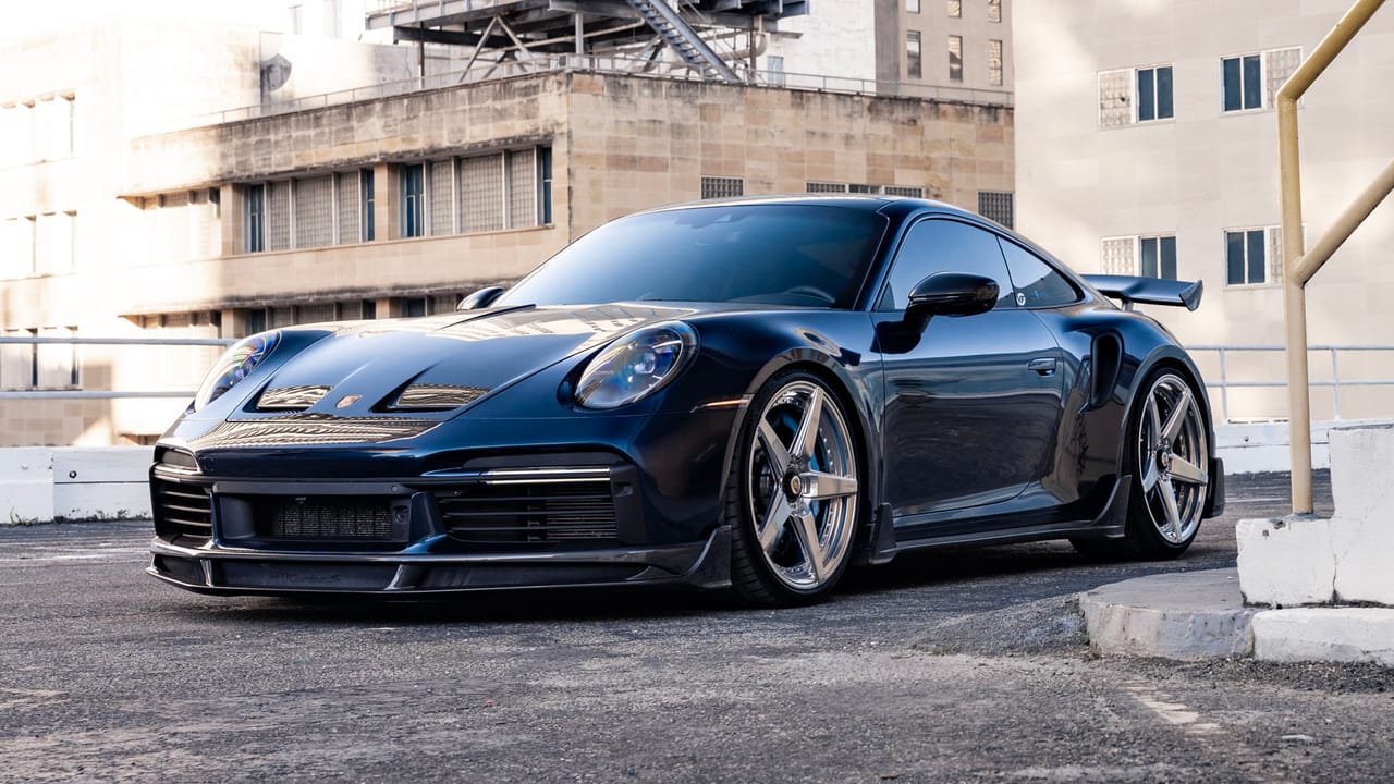 This is a $200k modified Porsche 911 Turbo S with carbon fibre aero | Top Gear