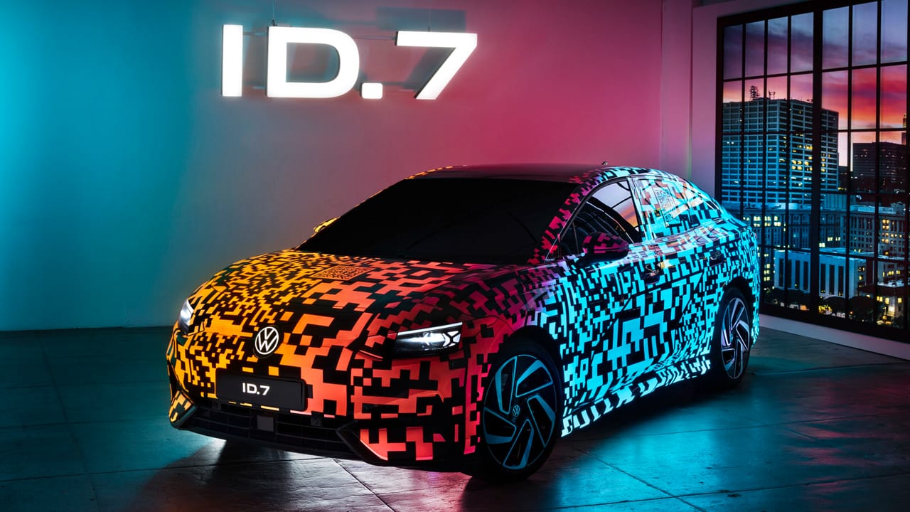 This is your first look at the Volkswagen ID.7 saloon | Top Gear