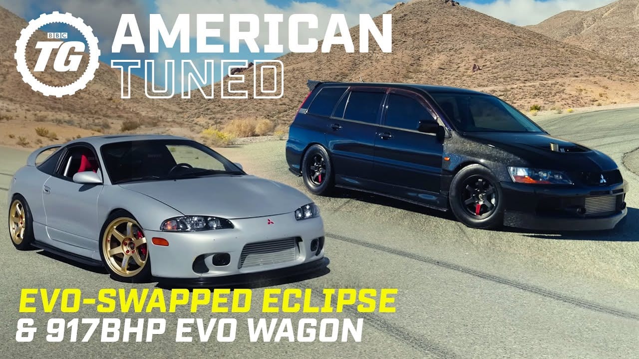 Watch: driving an Evo-swapped Mitsubishi Eclipse and 900bhp+ Lancer Evo ...