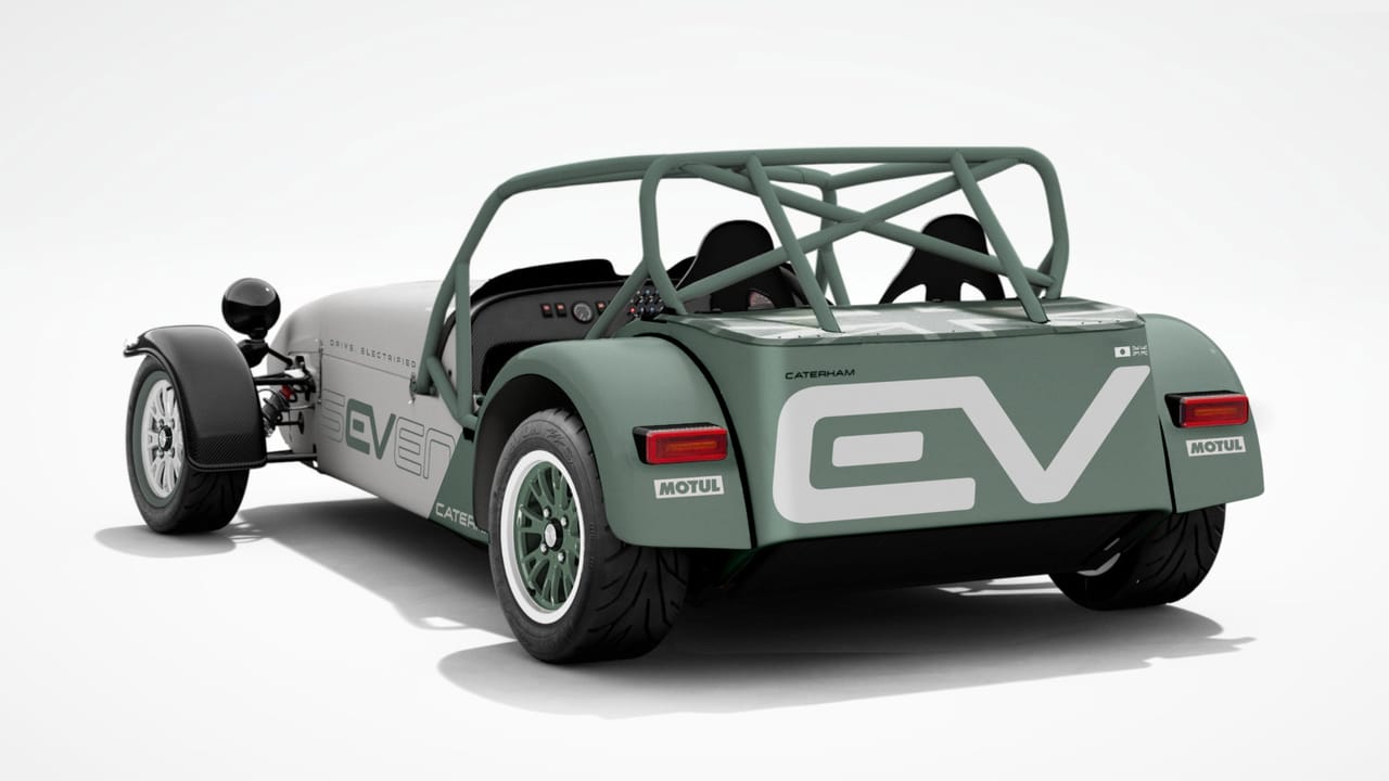 Caterham unveils all-electric 700kg Seven prototype | Top Gear