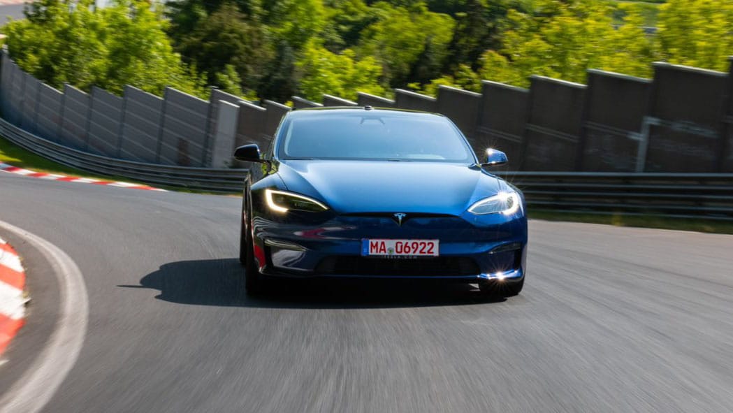 Tesla reclaims Nürburgring EV lap record with 1,020bhp Model S Plaid ...