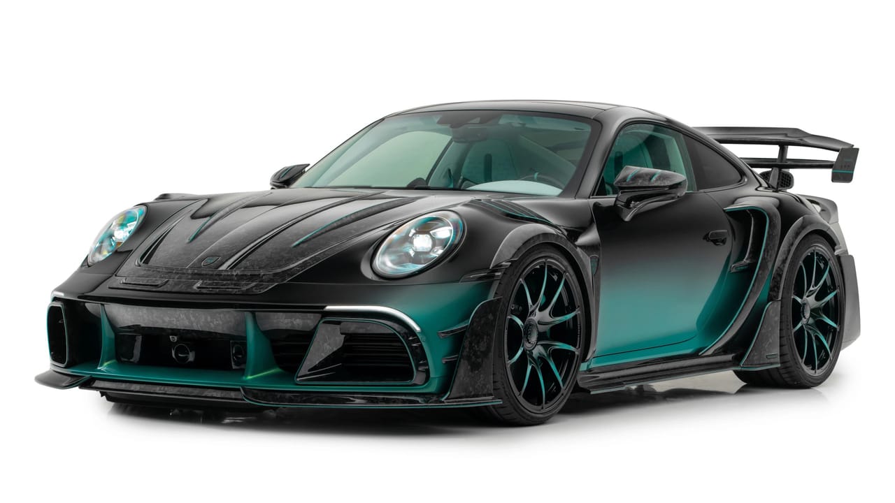 Mansory has glued all of the carbon fibre to a Porsche 911 Turbo S ...