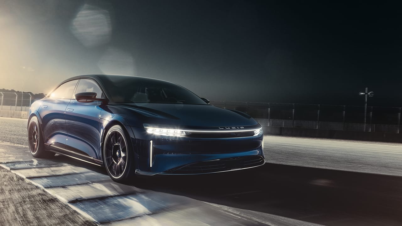 The Lucid Air Sapphire will “outrun a Formula One car” says boss | Top Gear