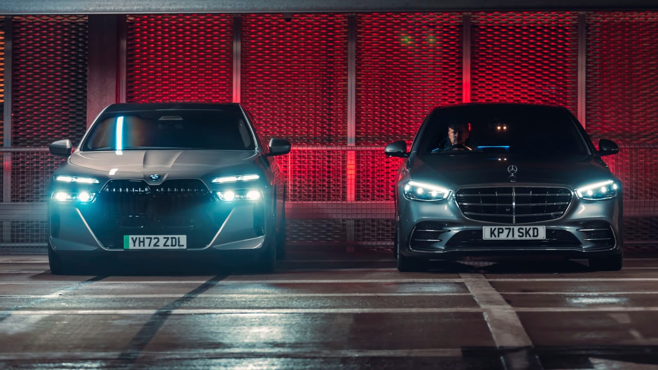 Battle of the barges: BMW i7 vs Mercedes-Benz S-Class | Top Gear