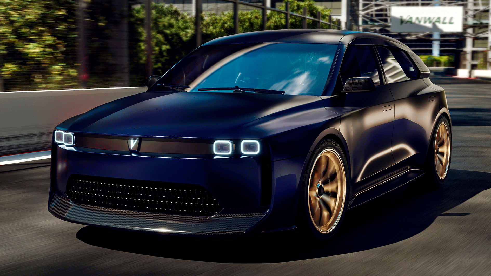 The Vanwall Vandervell is an all-electric 650bhp hyper-hatch | Top Gear