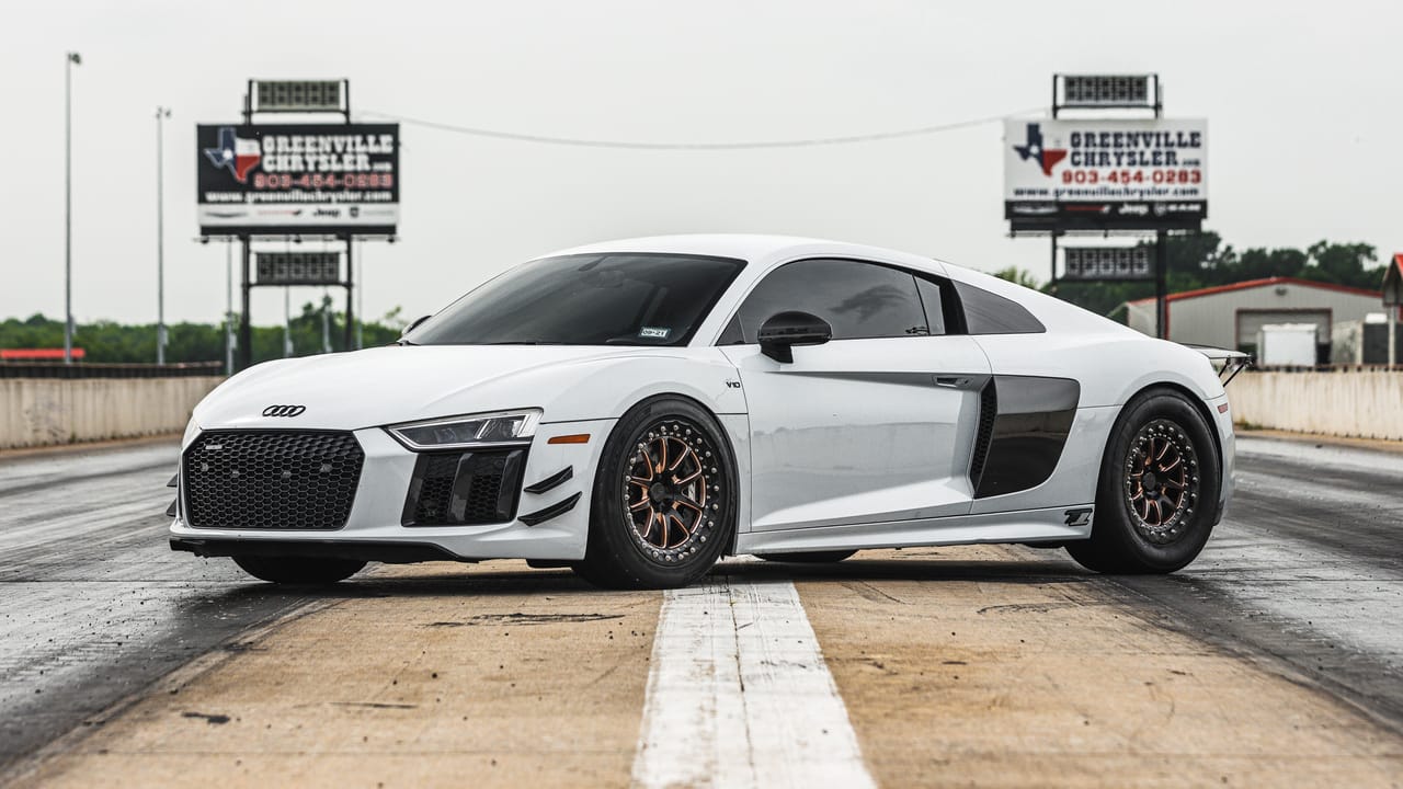 Video: this is a 2,000hp, twin-turbo Audi R8 that'll eat its own axles ...