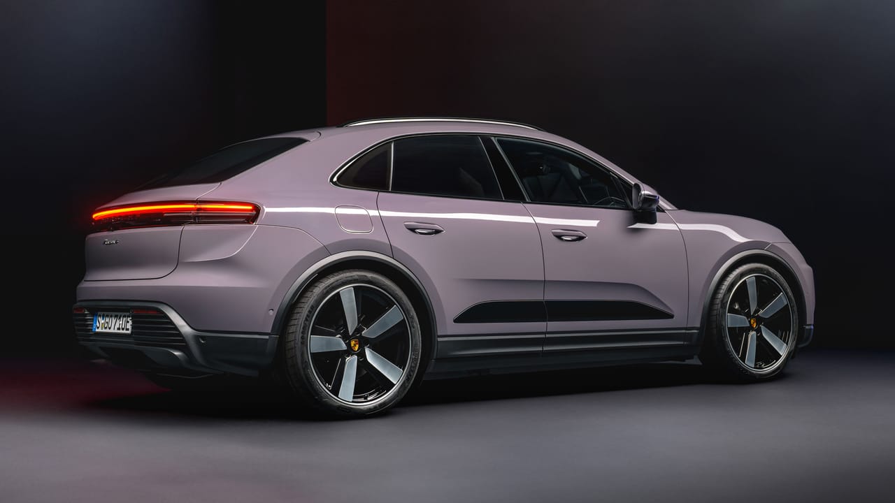 Take a closer look at the brand new, all-electric Porsche Macan | Top Gear