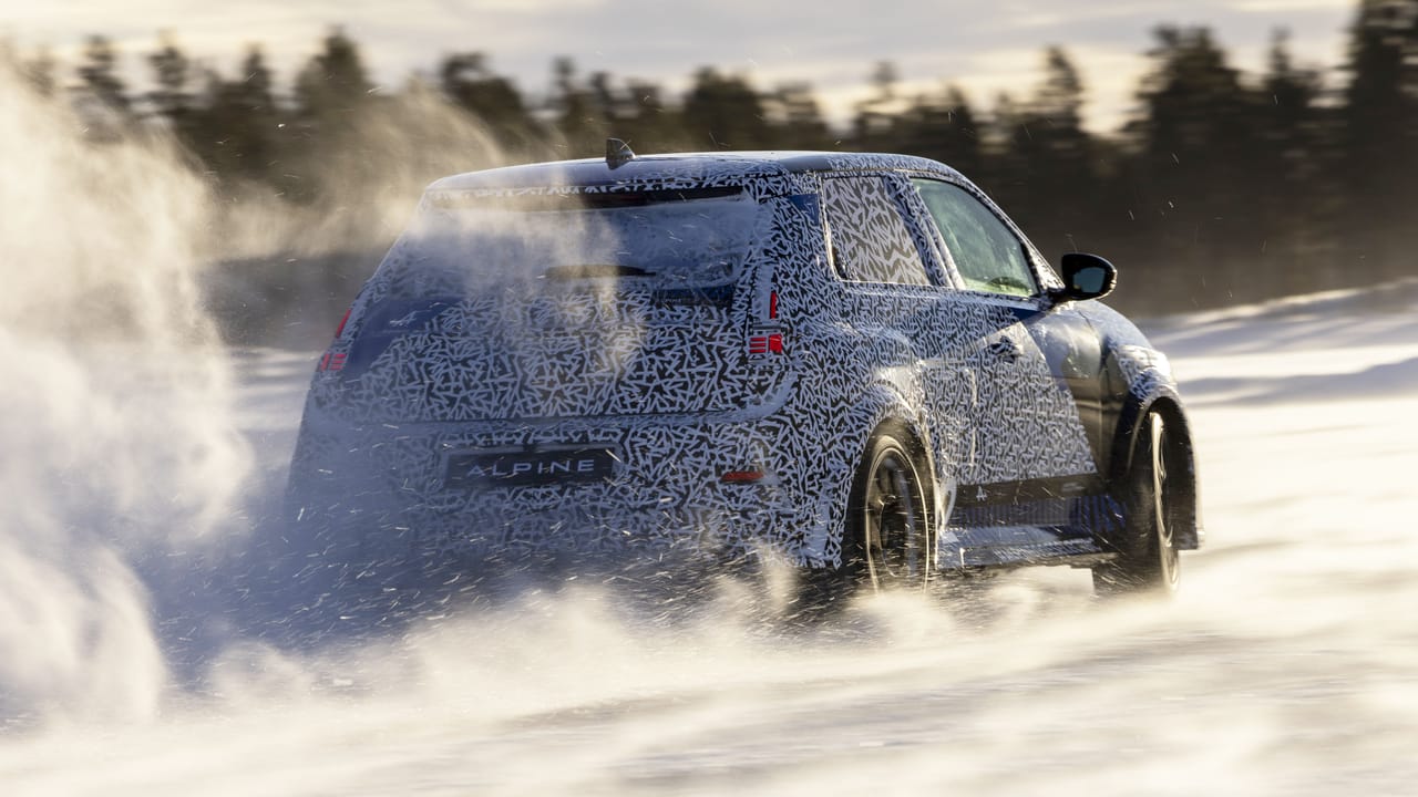 The Alpine A290 hot hatch is being readied for June 2024 | Top Gear