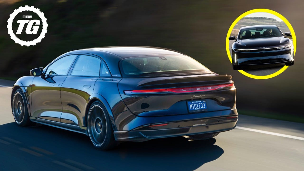 0-60mph in less than two seconds: watch TG's review of the Lucid Air ...
