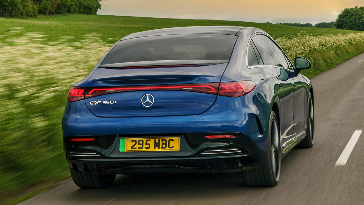 The new Mercedes EQE 350+ now gets a claimed 429 miles of range | Top Gear