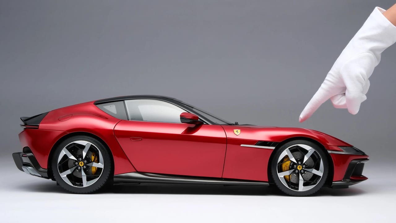 A fully-specced version of this tiny Ferrari 12Cilindri costs more than ...