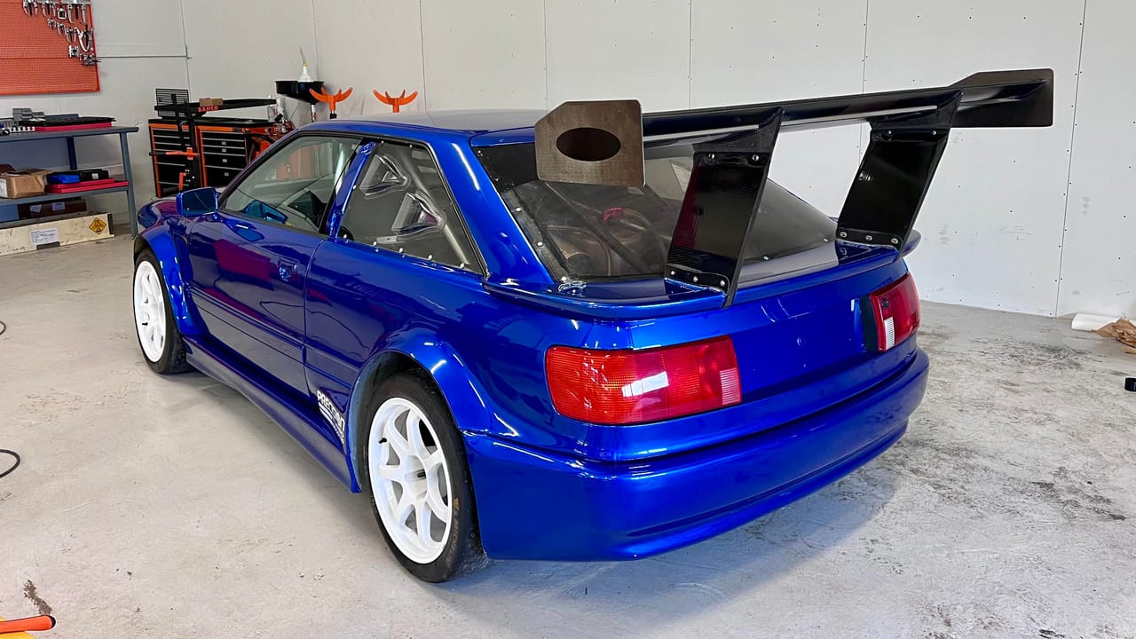 Spend 50 grand on this gigantic wing and get a 1,101bhp Audi S2 for ...