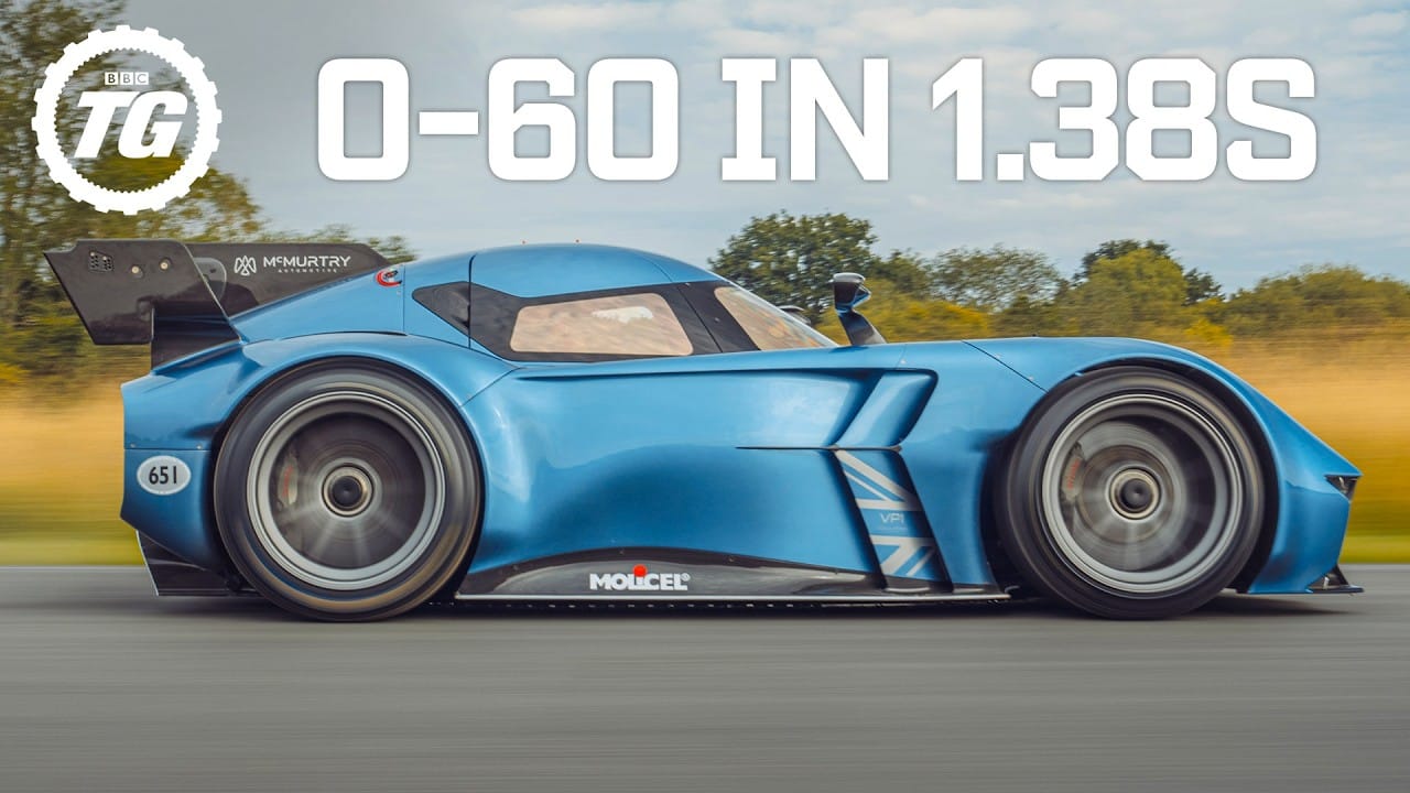 Watch the McMurtry Spéirling put through its paces at the Top Gear test ...