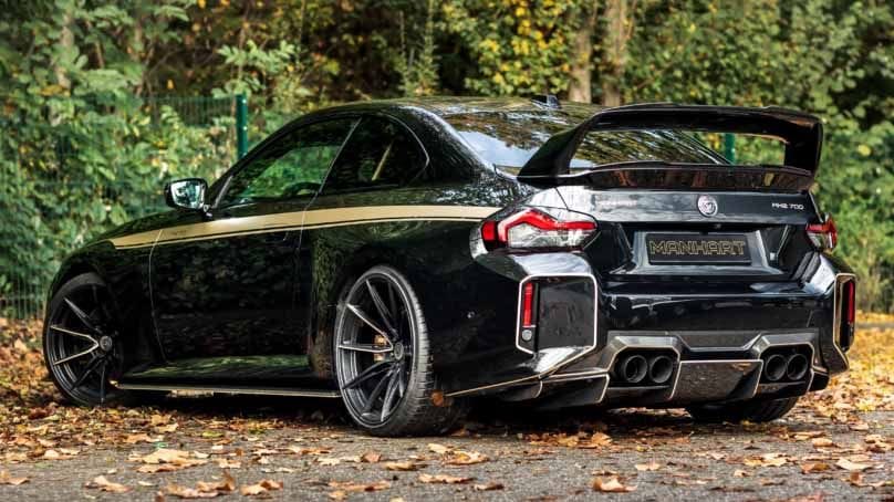Manhart’s ‘MH2 700 II’ is a 738bhp BMW M2 with a massive rear wing ...