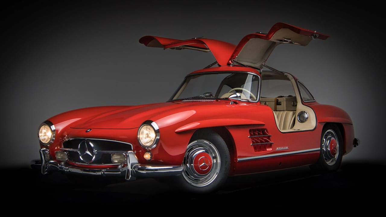 The final Mercedes 300 SL Gullwing ever built is a $3.5m red supercar ...