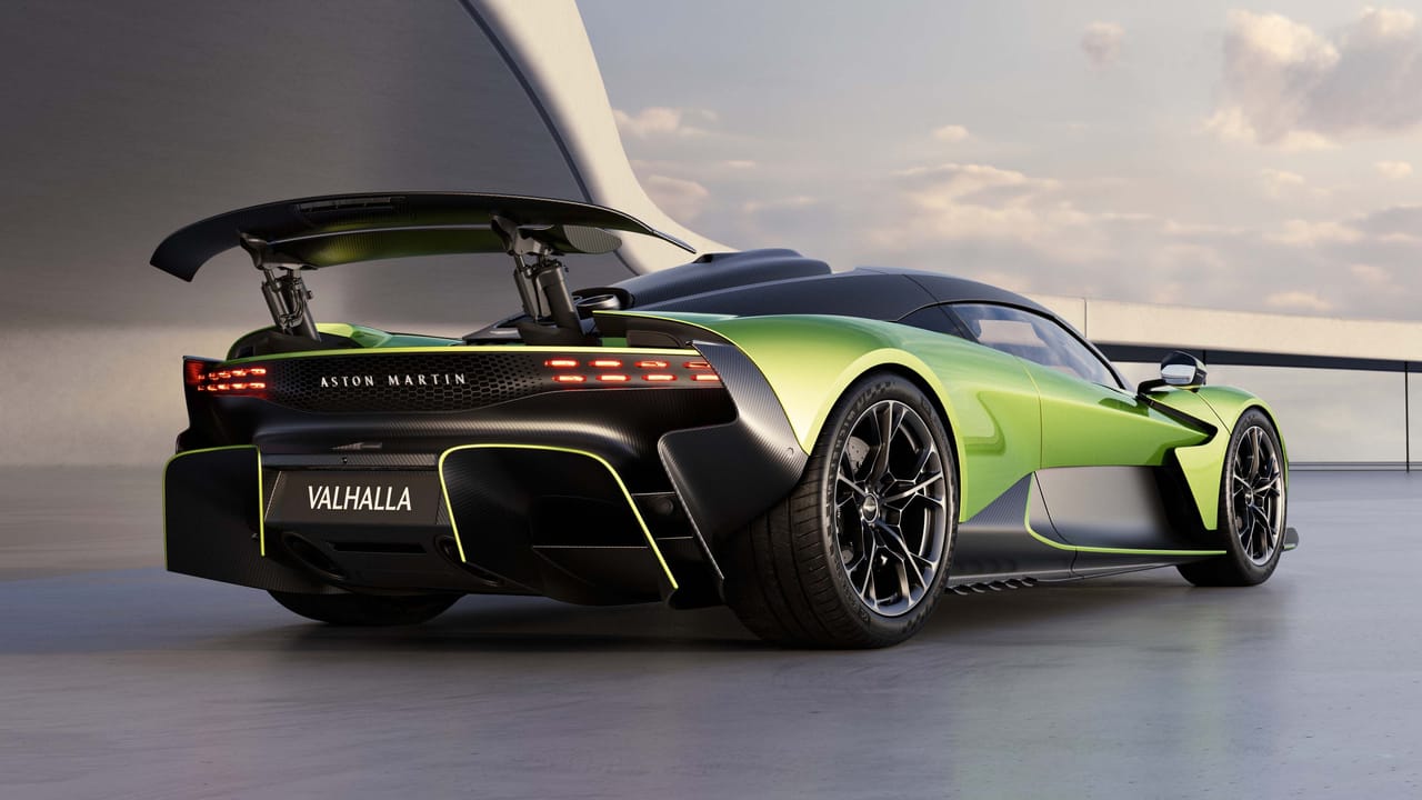 The 1,065bhp, V8-hybrid Aston Martin Valhalla supercar has arrived ...