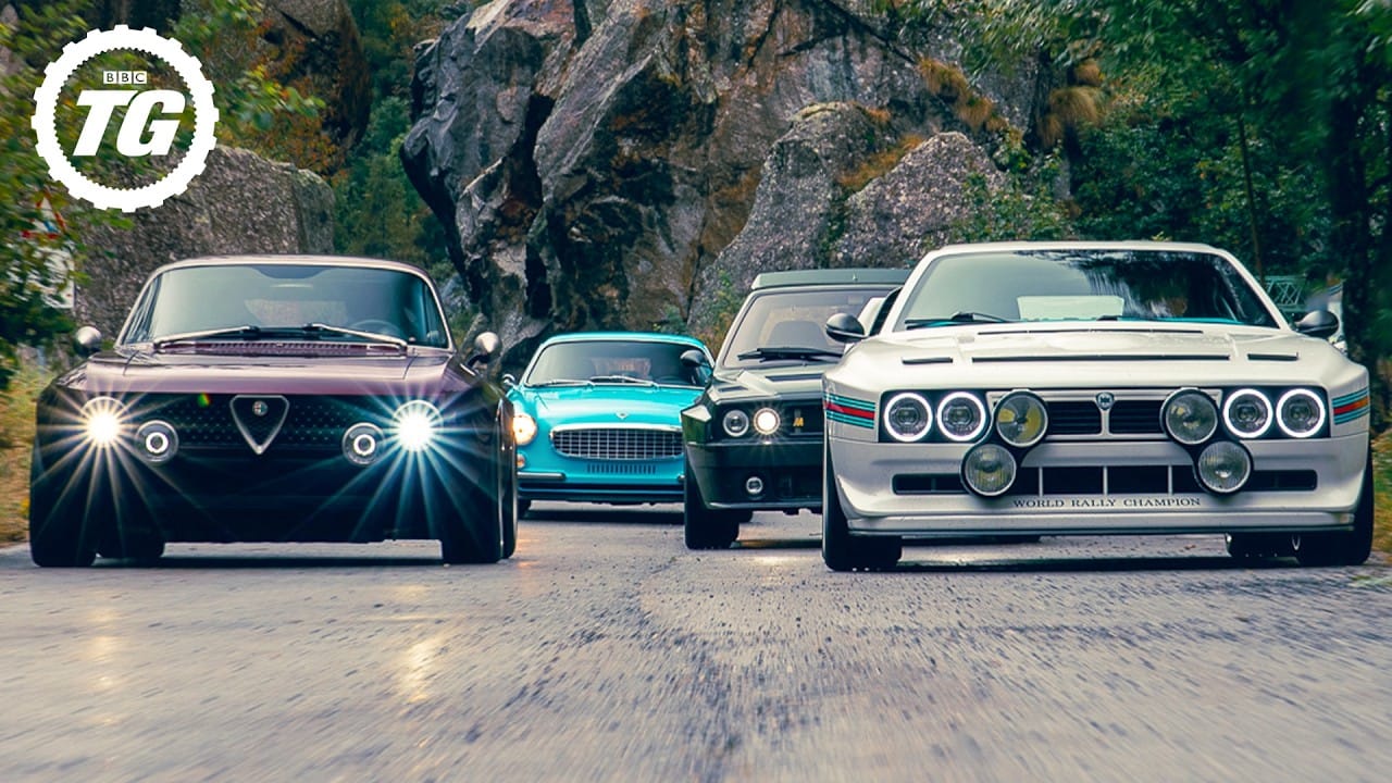 The ultimate restomod test: Kimera vs Cyan vs Totem vs Amos | Top Gear