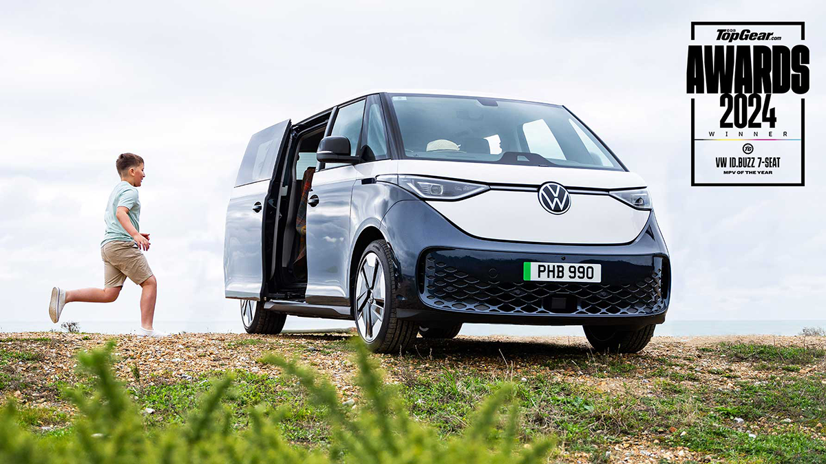 Big adventures await in the award-winning VW ID. Buzz 7-seat | Top Gear