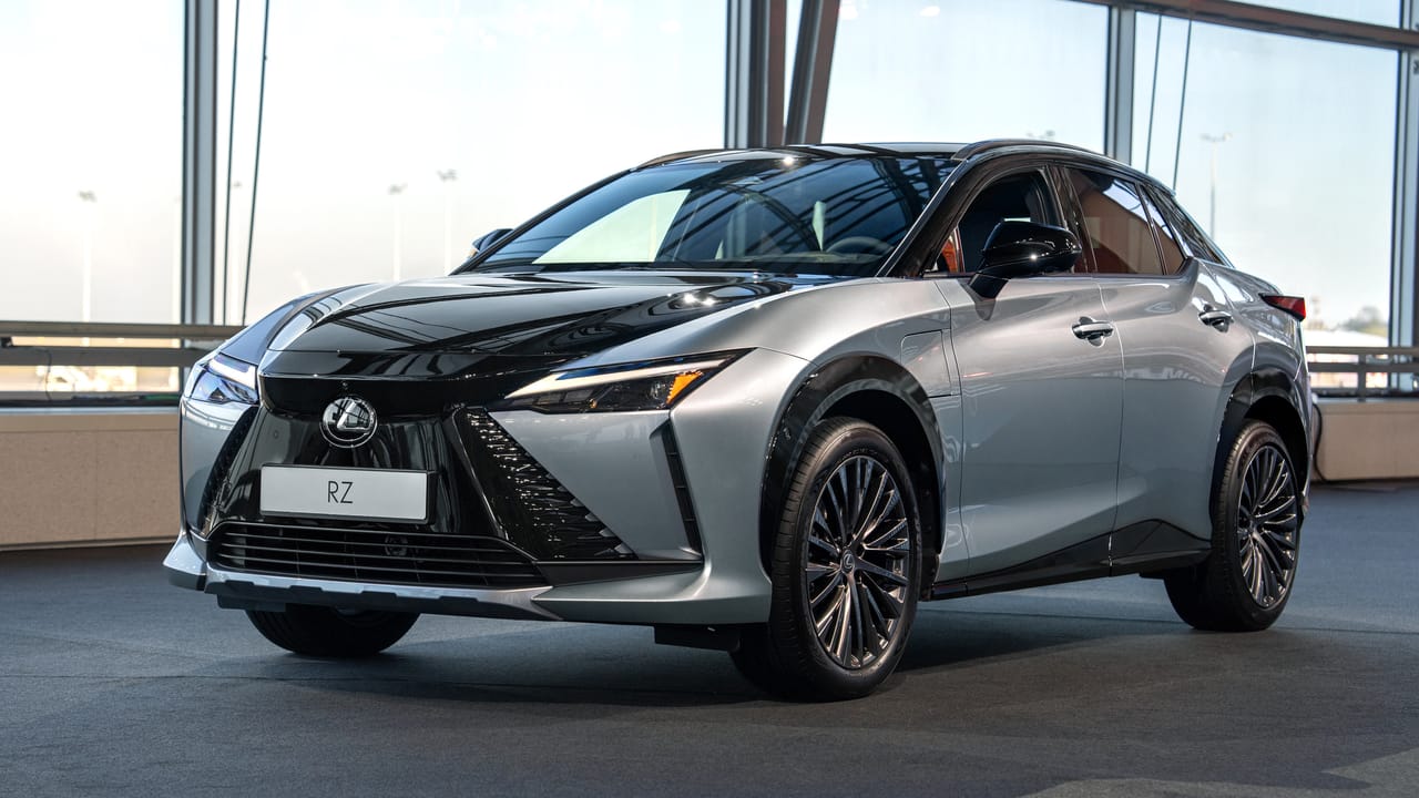 The electric 402bhp Lexus RZ is here with steer-by-wire and fake manual ...