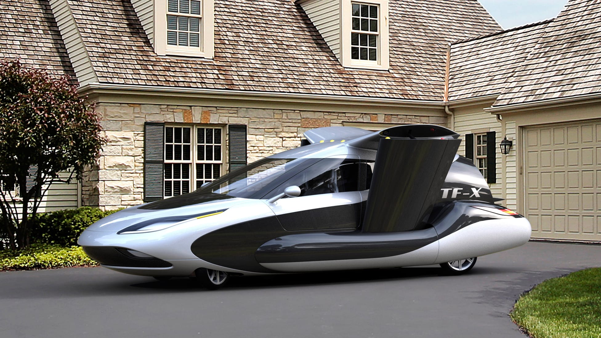 The flying car is here at last! It's Terrafugia's TF-X | Top Gear