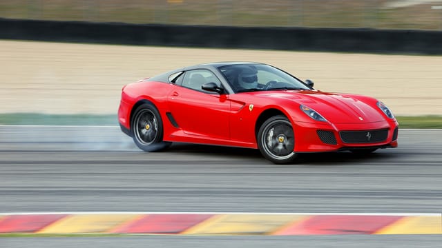 Photo of the day: Stig slides a Ferrari 599 GTO | Top Gear