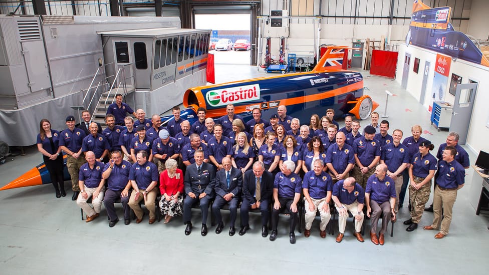 The actual Bloodhound land speed record car is heading to London | Top Gear