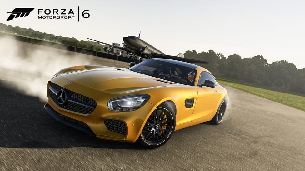 Forza 6 is out today, and it features a very rainy Top Gear test track ...