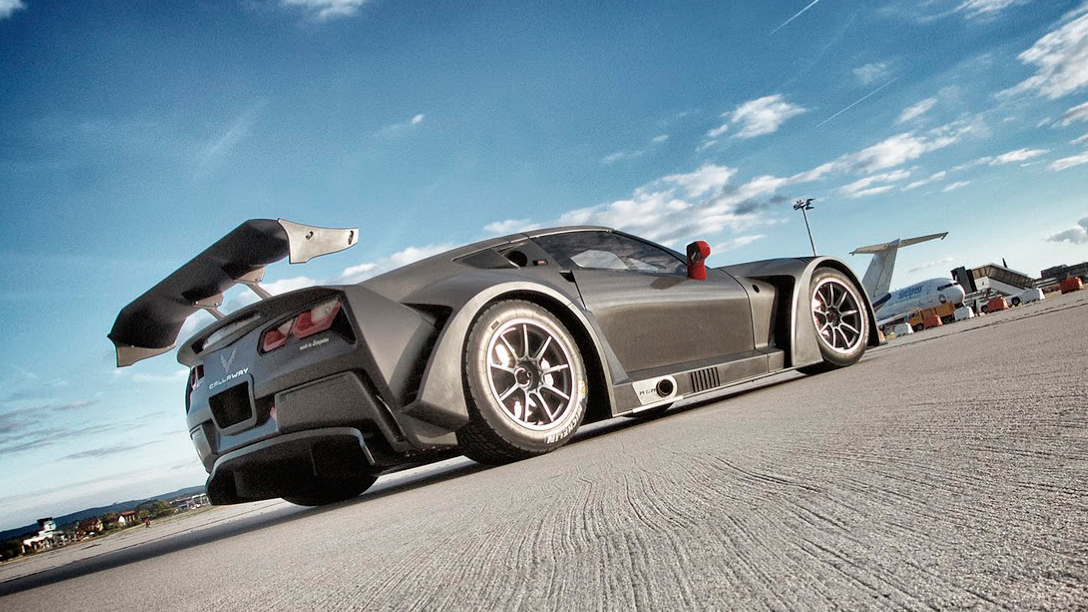 The Corvette C7 GT3-R is a big-winged, fat-arched track beast | Top Gear