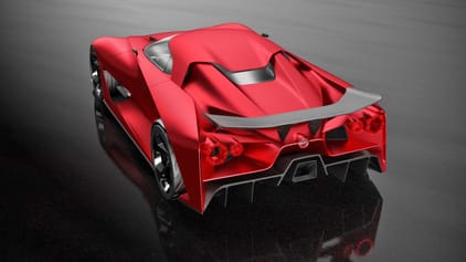 Nissan’s GT-R-previewing Vision GT goes red for Tokyo | Top Gear