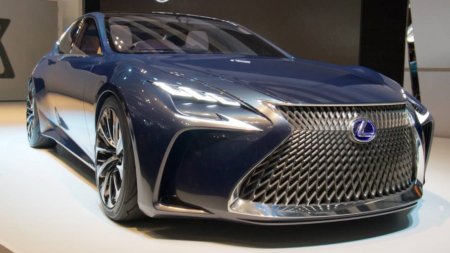 This is the Lexus LF-FC, a fuel-cell luxury saloon | Top Gear