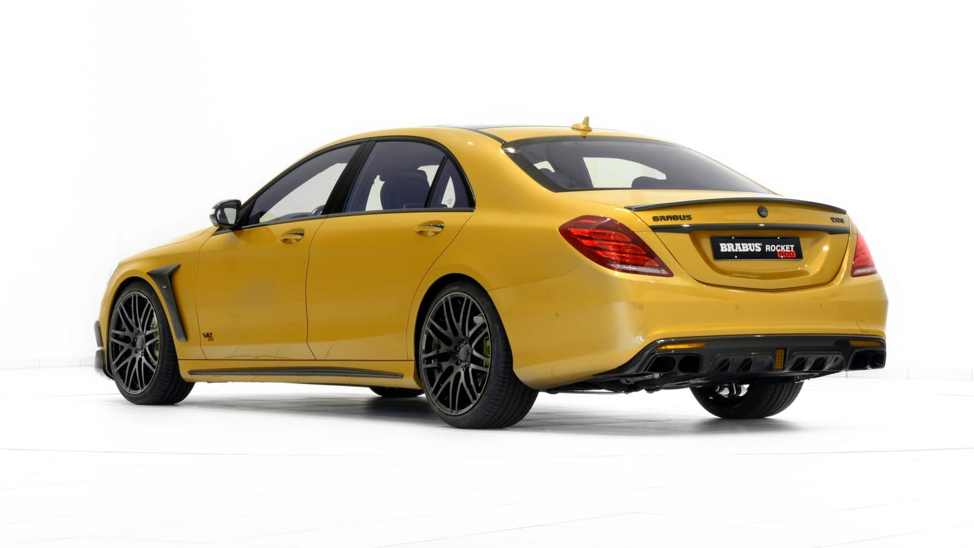 Tuner Brabus has built an 887bhp, golden Mercedes S-Class | Top Gear