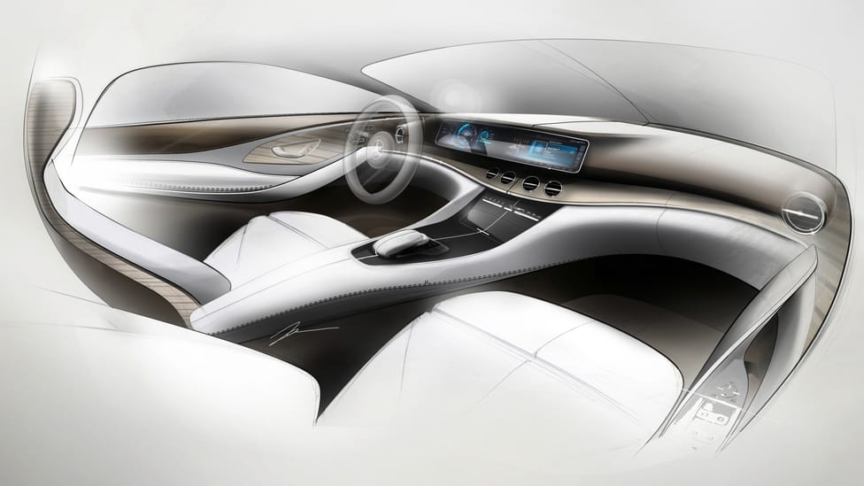 The cabin of Merc's new E-Class is basically an awesome home cinema ...