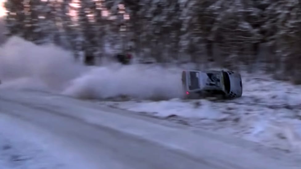 Watch lots of rally cars crash on the same corner | Top Gear
