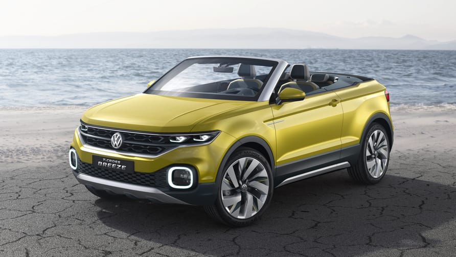 The VW T-Cross is a Polo-sized convertible SUV | Top Gear
