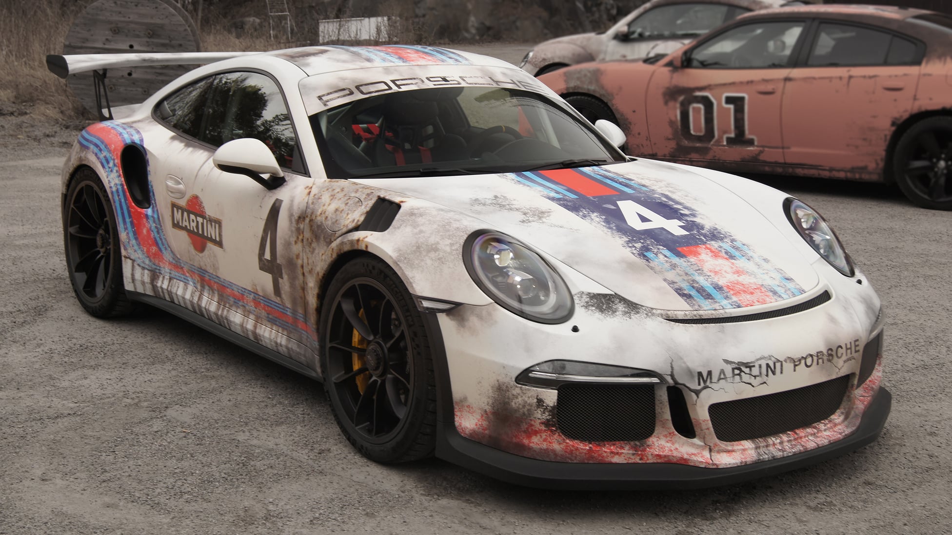 This GT3 RS has been wrapped to look like a barn find | Top Gear