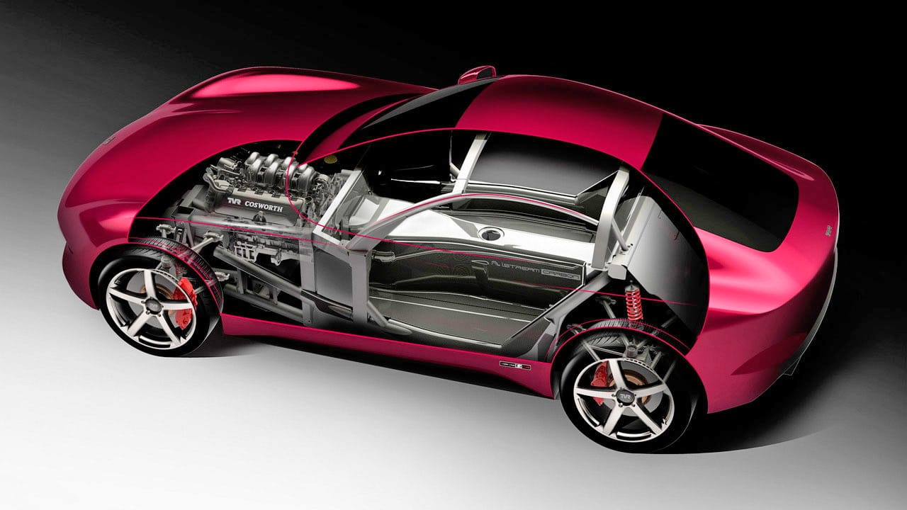 This is the new TVR’s carbon iStream chassis | Top Gear