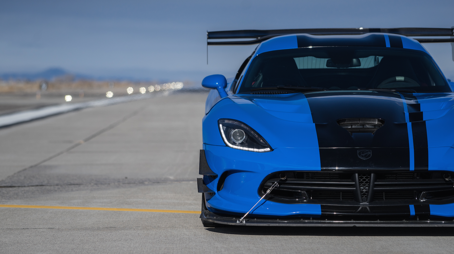 Watch: Chris Evans goes flat out in a Dodge Viper | Top Gear