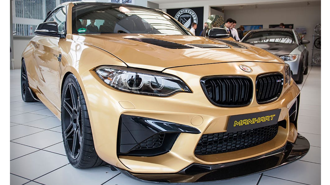 This is a gold, 621bhp modified BMW M2 | Top Gear