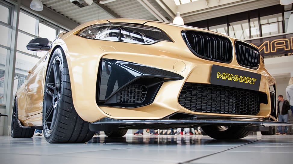 This is a gold, 621bhp modified BMW M2 | Top Gear